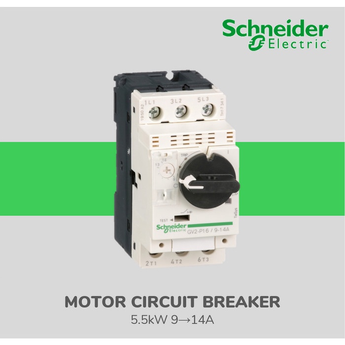 Jual Ori Schneider Electric Motor Circuit Breaker 5.5Kw 9→14A Gv2P16 ...