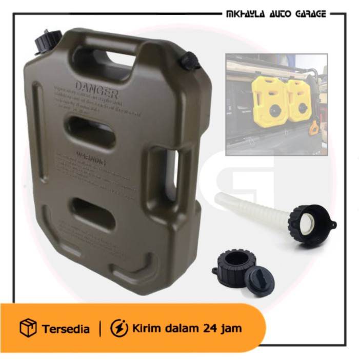 Jual [New Ori] Jerigen Long Haul 10 Liter Hijau Jerigen Touring Jerigen ...
