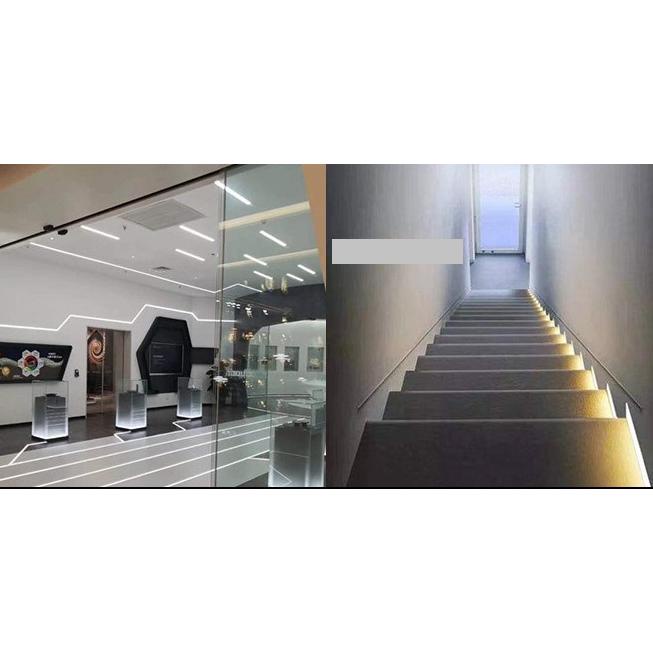 Jual Special - Rumah Lampu Cover LED Strip List Rel Kap Alumunium ...