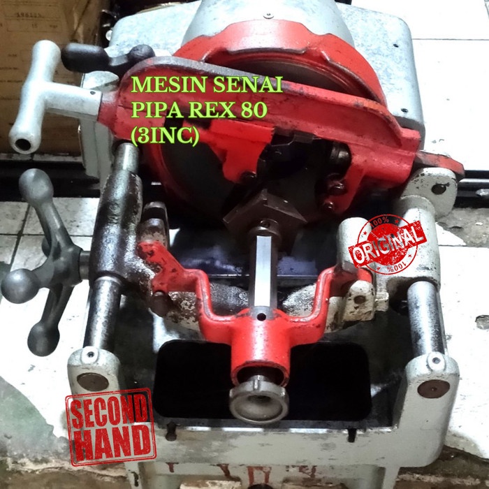Jual Mesin Senai Pipa REX 80 (3inc) Seken Original Made in japan ...