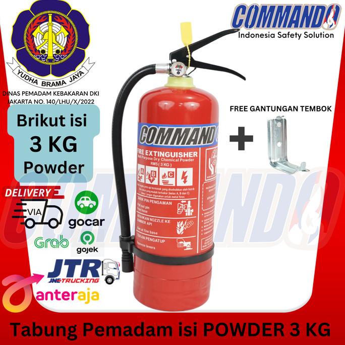 Jual Tabung APAR 3 KG Commando / 3 KG Pemadam Portable | Shopee Indonesia