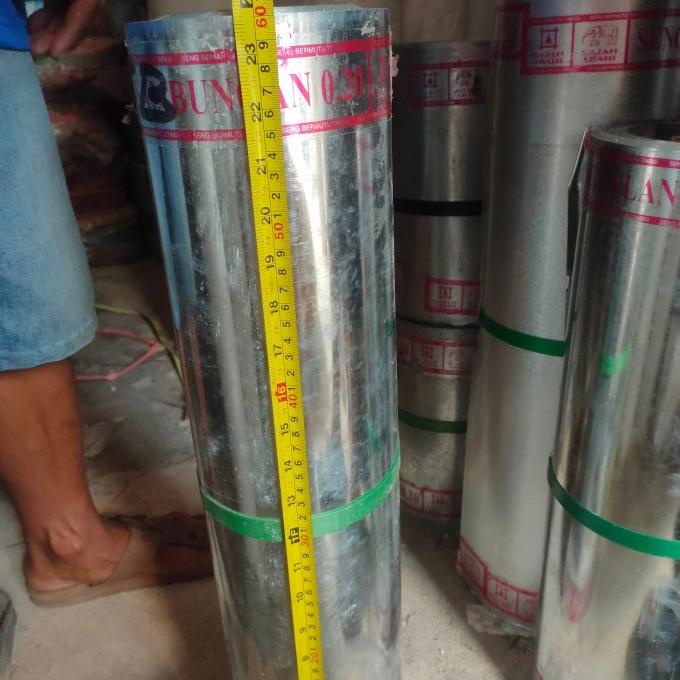 Jual *****] Seng talang galvanis 60 cm Seng plat polos BJLS (+-57 cm ...