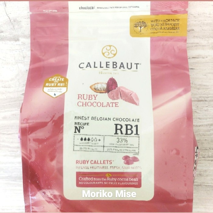 Jual callebaut ruby chocolate REPACK / callebaut belgian chocolate ...