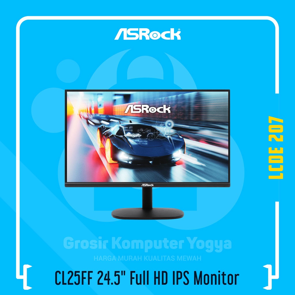 Jual AsRock CL25FF 24.5" Full HD 100Hz 1ms IPS Panel Flat Monitor | Shopee Indonesia