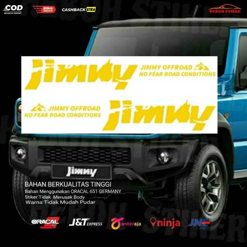 Jual Stiker cutting stiker jimny suzuki stiker mobil jimny cocok untuk ...
