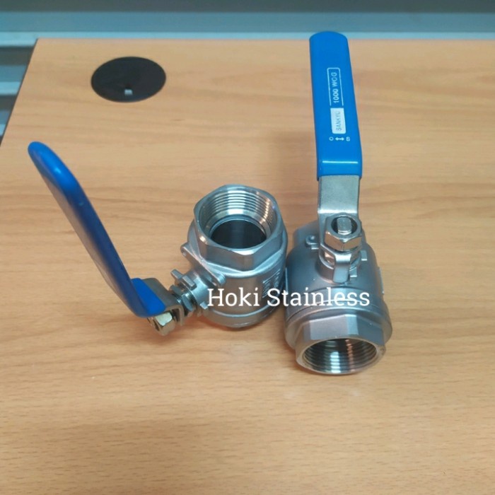 Jual Ori Ball Valve Type 2 Pc Sankyo Ss 316 Drat 21/2 Inch / Full Bore Sankyo Berkualitas ...