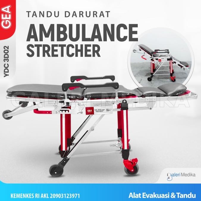 Jual Ambulance Stretcher Gea Ydc-3D02 Deluxe Tandu Darurat - Brankar ...