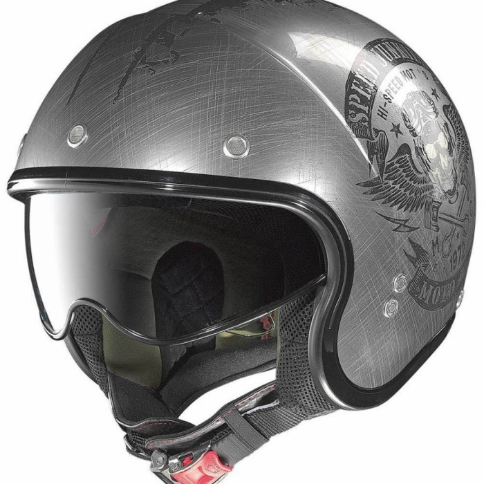 Jual Termurah Nolan N21 Speed Junkies Scratched Chrome Helm Retro ...