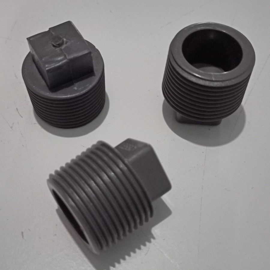 Jual Dop Plug Drat Luar Pipa Pvc 1/2" 1/2 Inch Tutup Keran Kran Air ...