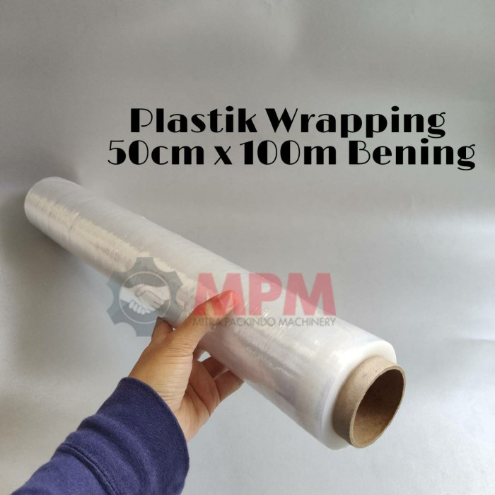 Jual Plastik Wrapping 50cm x 100m/Stretch Film 50 cm x 100 m/ Wrap ...