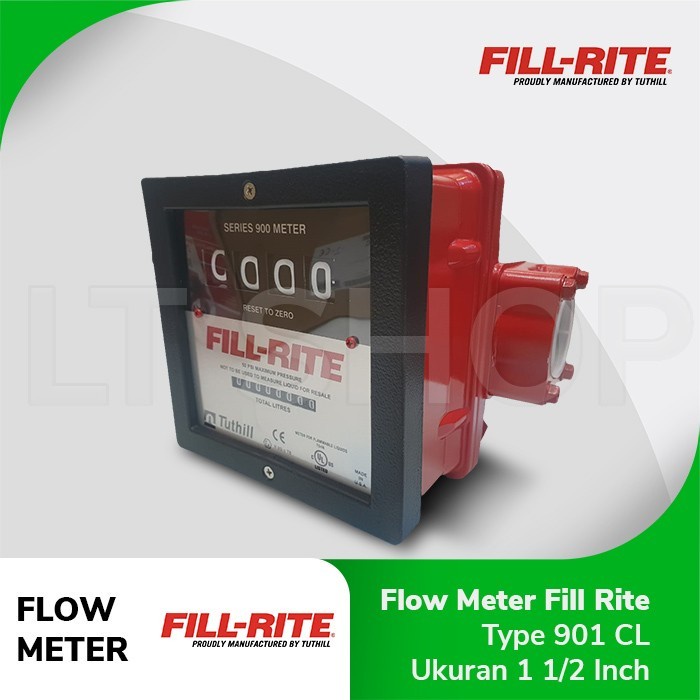 Jual Flow Meter Fill Rite 1.5 inch Type 901 CL + Kalibrasi | Shopee ...
