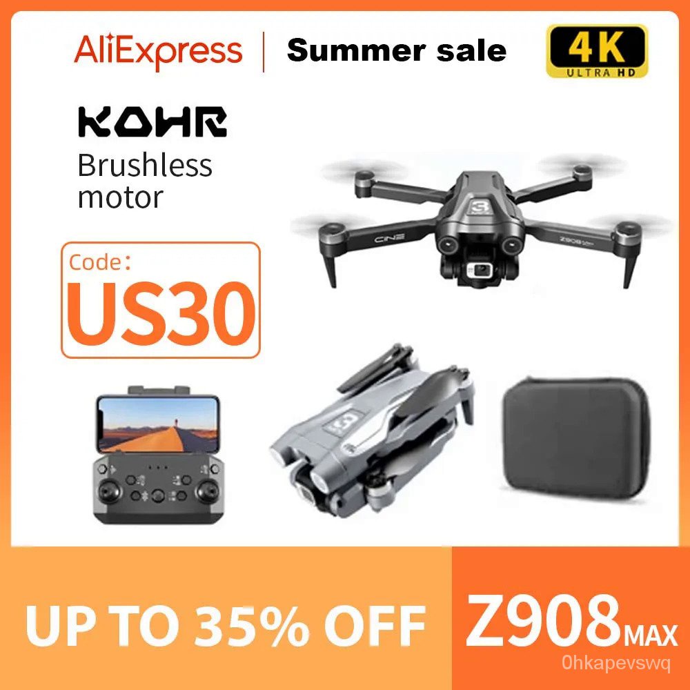 Jual KHR Drone Z908 MAX Profesional, Mainan Pesawat Tanpa Awak, Kamera Ganda Aliran Optik 4K HD ...