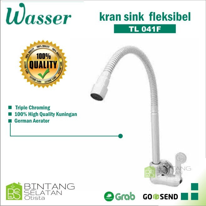 Jual Wasser Kran dapur kran angsa kran sink keran fleksibel TL 041F ...