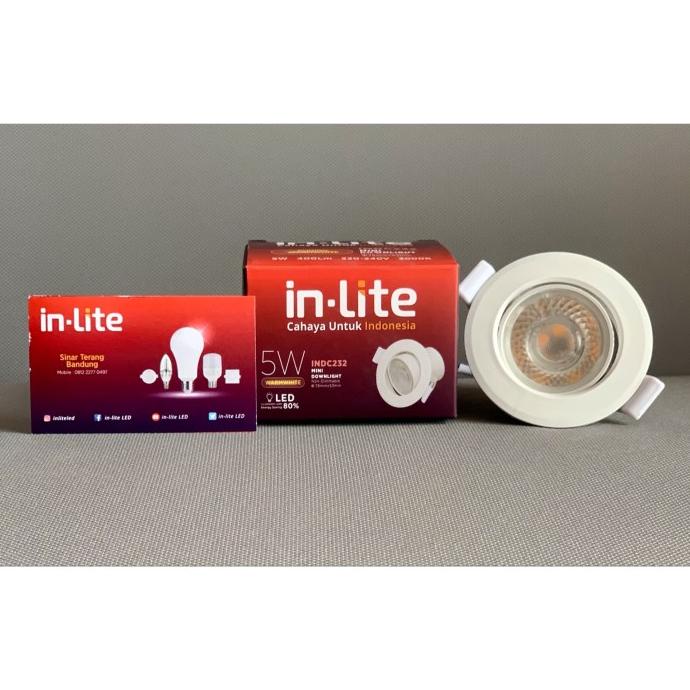 Jual =+=+=+] LAMPU LED SPOTLIGHT MINI DOWNLIGHT INLITE 5W 5 WATT ...