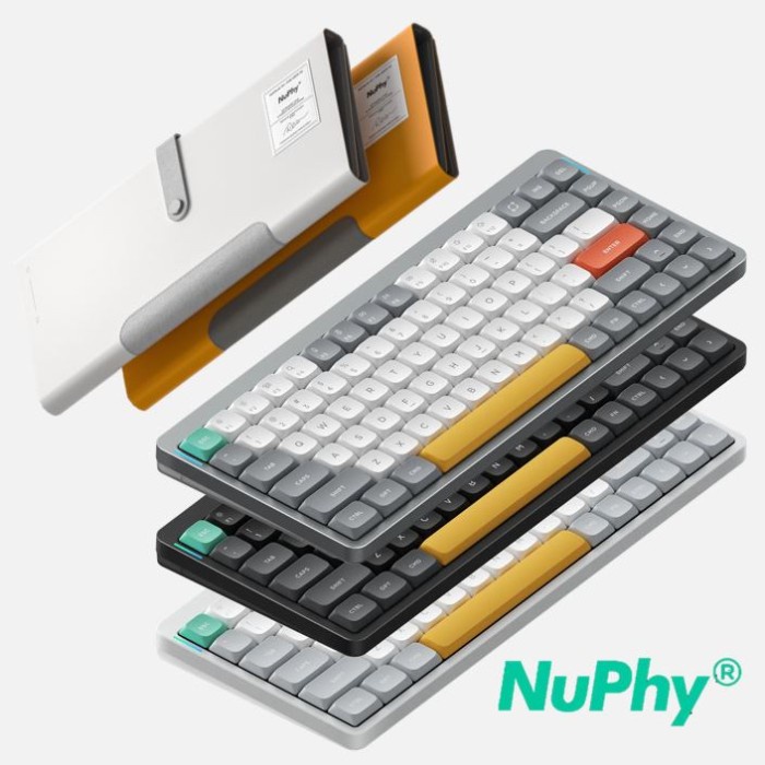 Jual NuPhy Air75 V2 Wireless Custom Mechanical Keyboard & NuFolio V3 | Shopee Indonesia