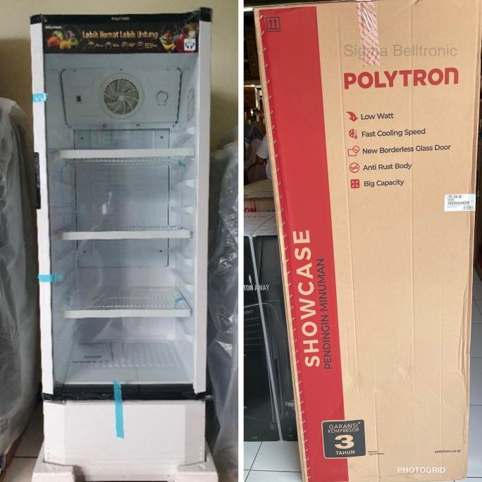 Jual Ready oke] Kulkas Showcase Polytron SCN 180L Lemari es pendingin ...