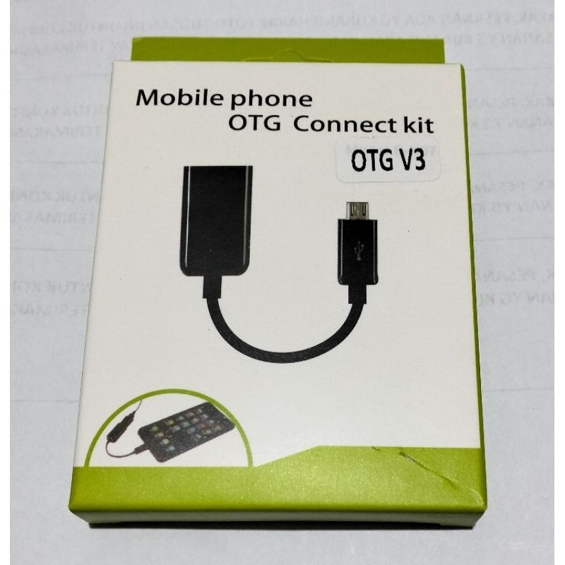 Jual Kabel OTG Type C , Micro dan V3 Plus Pack Karton / Kabel OTG ...
