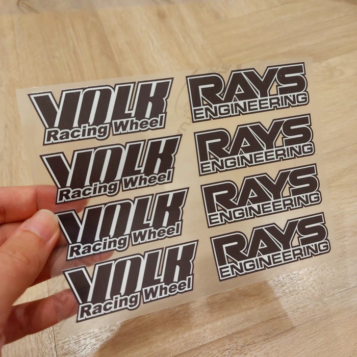 Jual stiker untuk velg mobil Volk Rays Engineering TE37 | Shopee Indonesia
