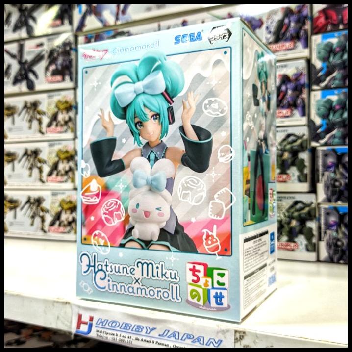 Jual Sega Chokonose Figure Hatsune Miku X Cinnamoroll | Shopee Indonesia