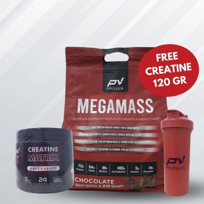 Jual Provus Mega Mass Megamass 15 Lbs 15Lbs Bpom Halal Mass Gainer ...