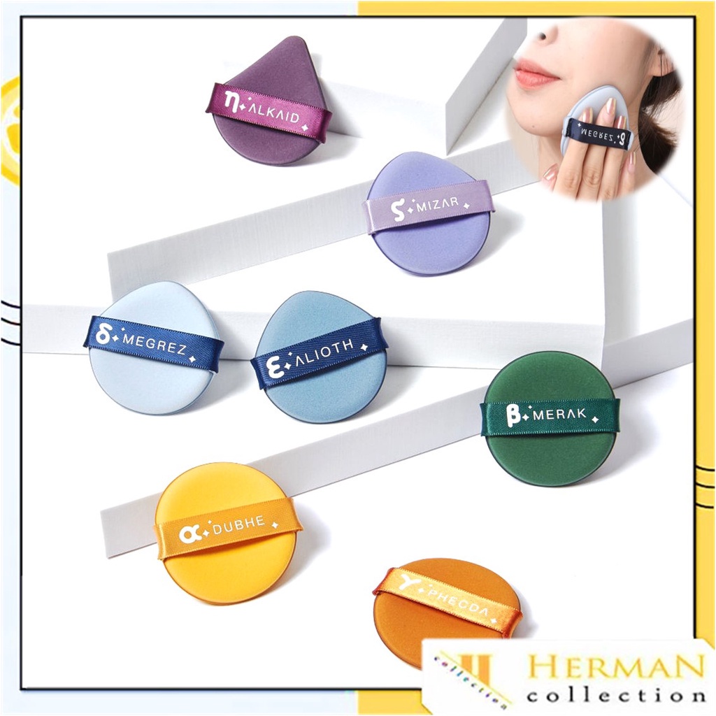 Jual HC Spons Bedak Tabur Bentuk Bulat Beauty Powder Puff Foundation ...