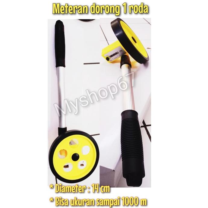 Jual Meteran Dorong 1 Roda/Measuring Wheel/Alat Ukur Diameter 14Cm-10 ...