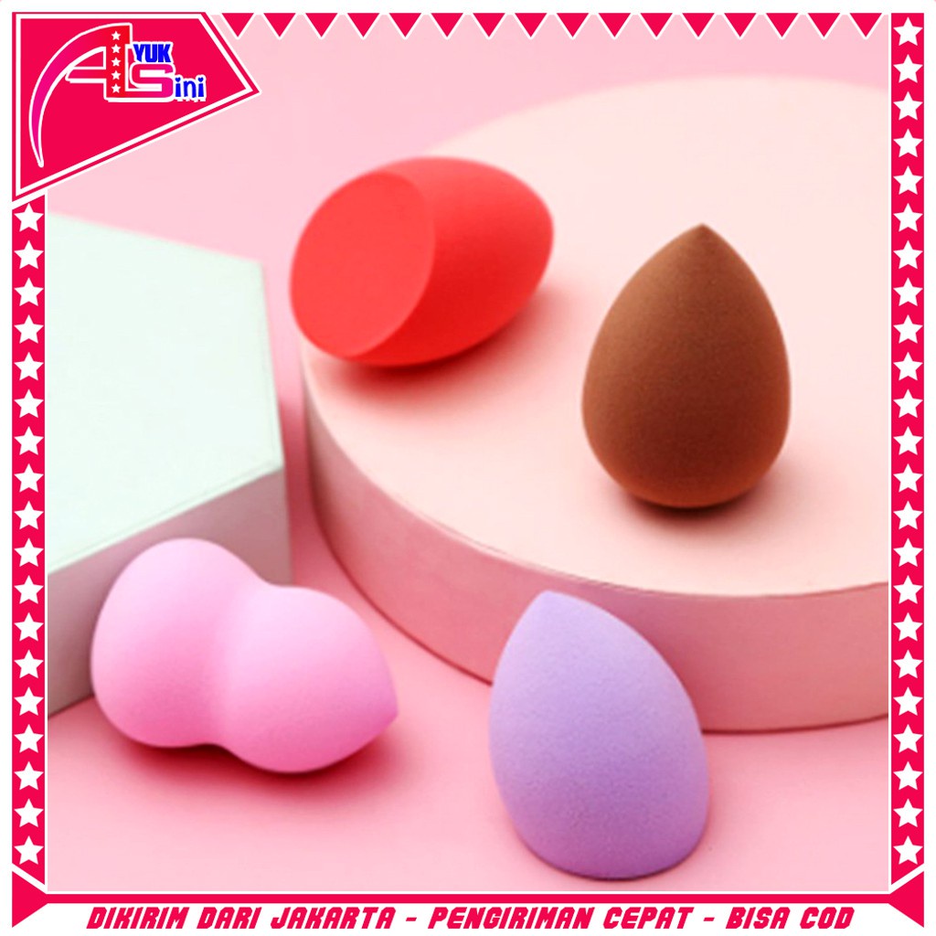 Jual AS Beauty Sponge Blender Teardrop Spons Rias Wajah Yang Lembut ...