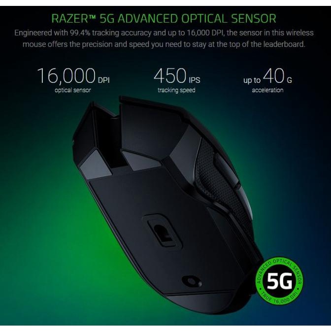 Jual Mouse Razer Basilisk X Hyperspeed Wireless 5G Bluetooth Gaming ...