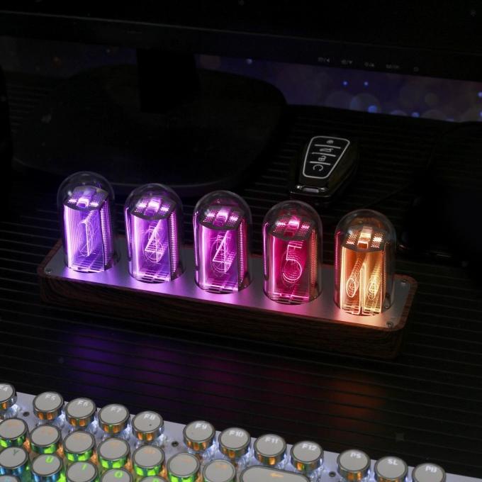 Jual ORIENT Jam Meja Digital Retro LED Clock Minimalist Jam RGB Nixie ...