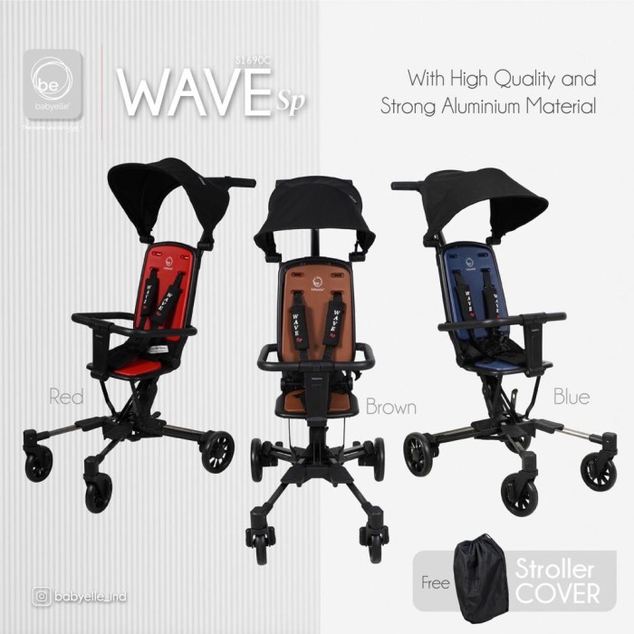 Jual Stroller Babyelle Wave Sp Kanopi Kabin Size Baby Elle Kereta Bayi ...