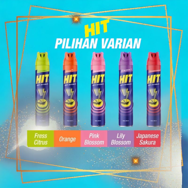 Jual Hit Semprot Nyamuk Aerosol Obat Anti Nyamuk Spray | Shopee Indonesia