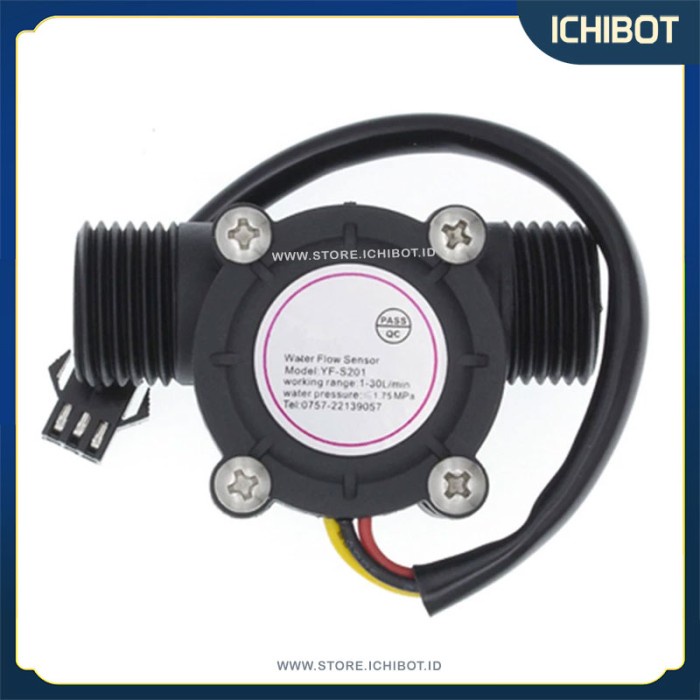 Jual Water Flow Sensor Ukuran G1/2 inchi Hall Water Flow Meter | Shopee ...
