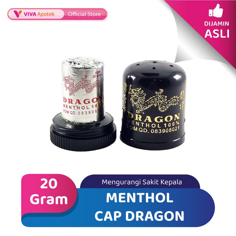 Jual Menthol Cap Dragon untuk Mengurangi Sakit Kepala (20 Gram ...