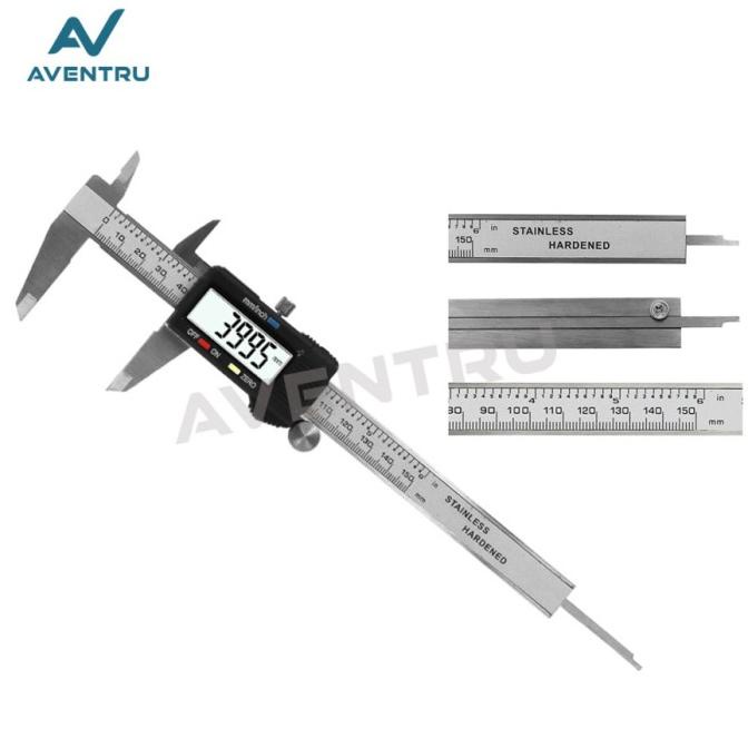 Jual Jangka Sorong Sigmat Digital Vernier Caliper / Kaliper 150mm Stainless | Shopee Indonesia