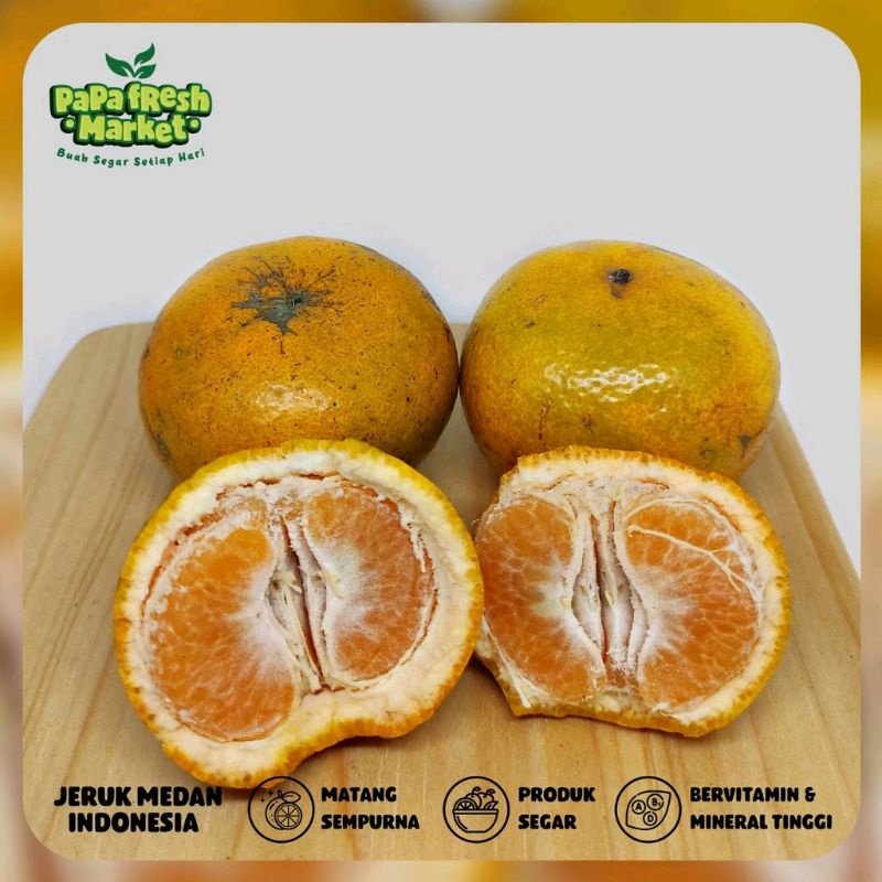 Jual JERUK MEDAN BESAR PREMIUM SUPER MANIS 1 KG TERMURAH | Shopee Indonesia