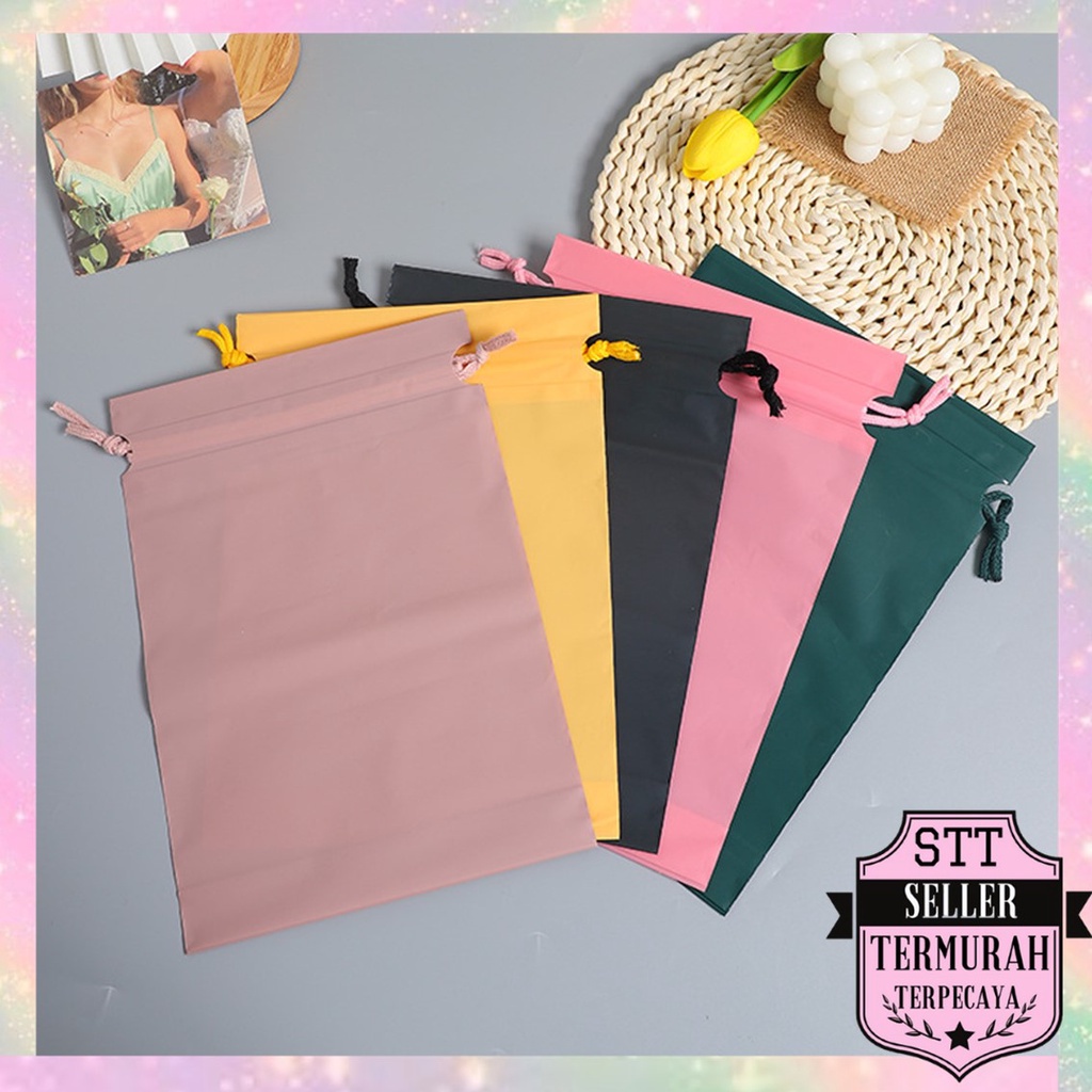 Jual STT Premium Drawstring Pouch Bag Tas Serut Packaging Makeup ...