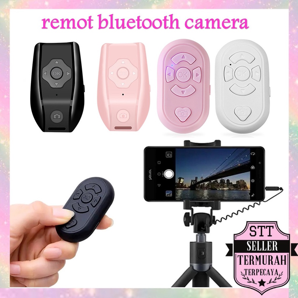 Jual STT Remote Bluetooth Selfie V1 Remot Shutter Wireless V2 ...