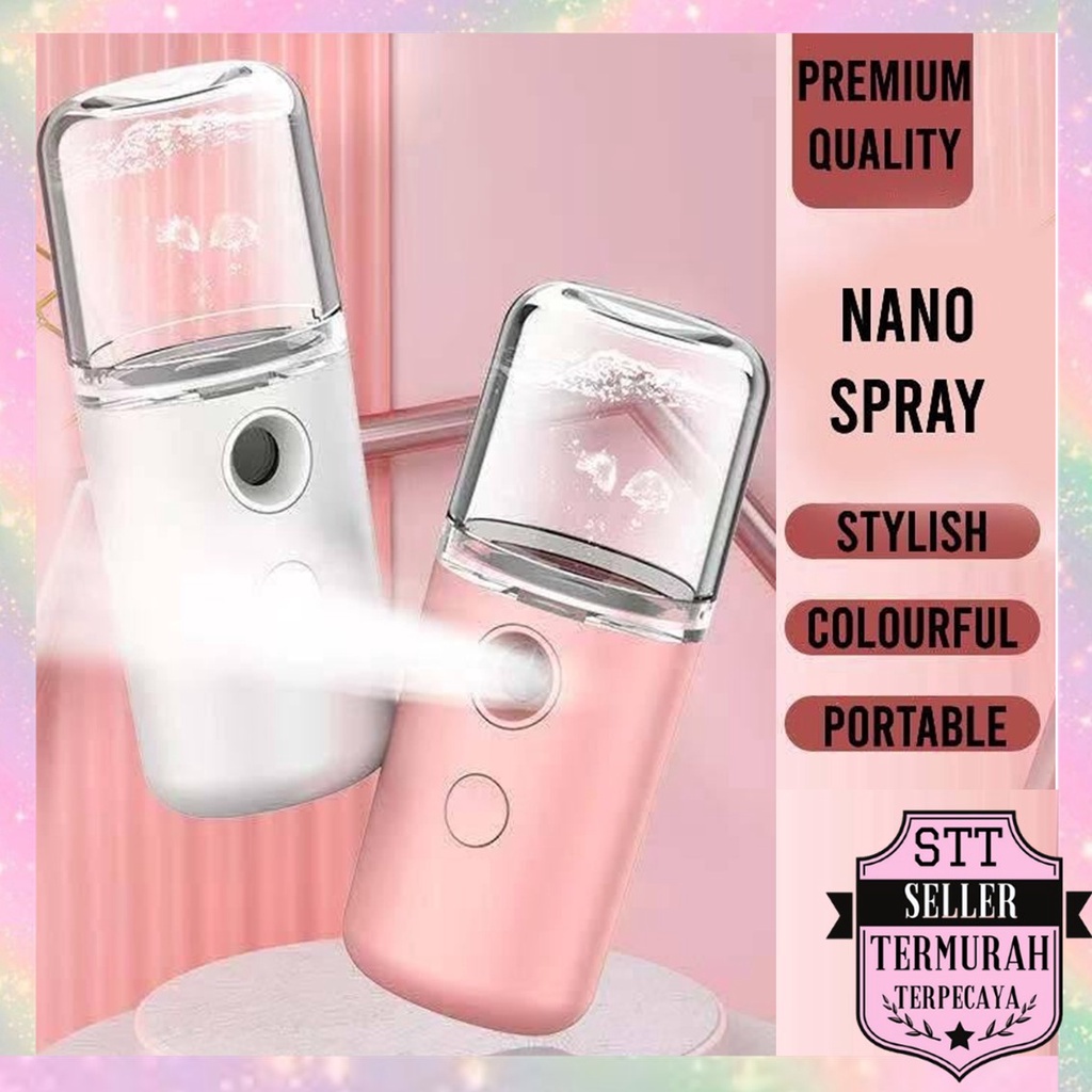 Jual STT Mini Nano Spray Mini Facial Humidifier Face Mist Wajah Mini Nano Mist Spray Portable ...