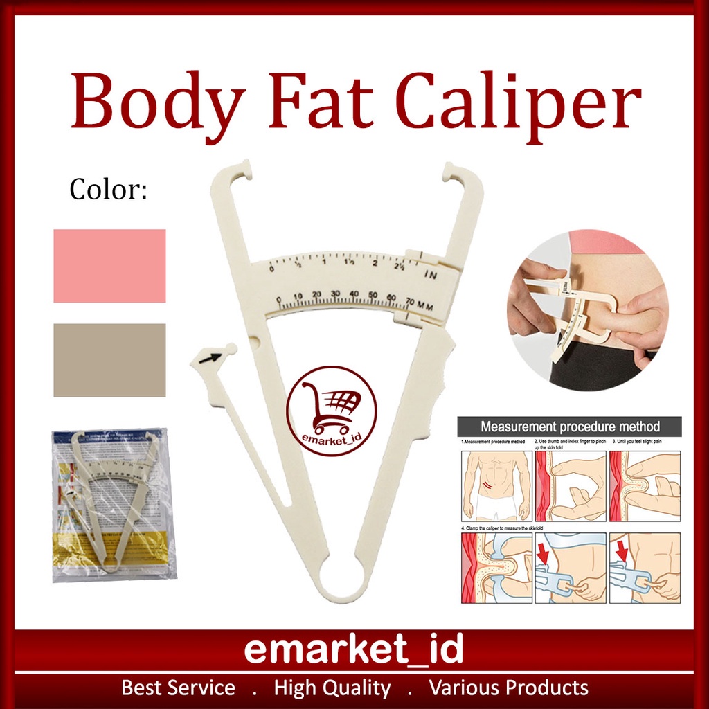Jual Body Fat Caliper / Pengukur Lemak Tubuh / Skinfold Measurement ...