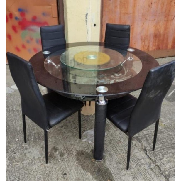 Jual Kolaher Ring Meja Putar Makan Putar Lazy Rotate Tatakan Kaca Rel ...