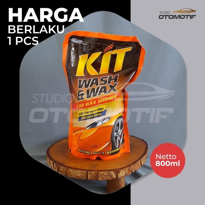 Jual SHAMPOO PREMIUM KIT WASH WAX MOBIL MOTOR CAR SHAMPO POUCH 800ML ...