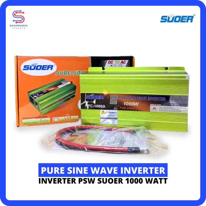 Jual Suoer pure sine wave inverter 1000 watt / PSW inverter 1000w | Shopee Indonesia