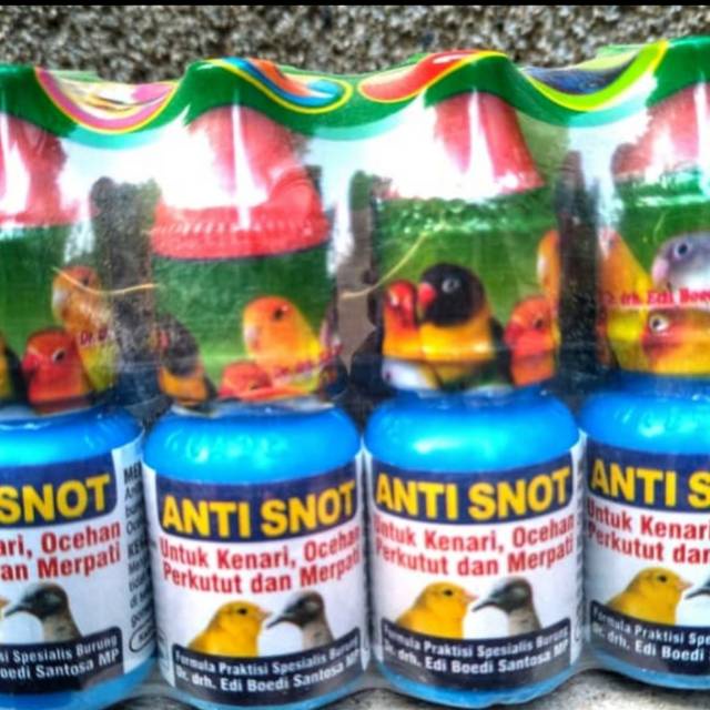 Jual anti snot dr edy dokter obat burung murai perkutut kenari lovebird ...