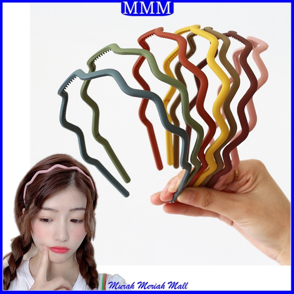 Jual MMM Bando Doff Gelombang Besar Bando Matte Korea Bando Motif ...