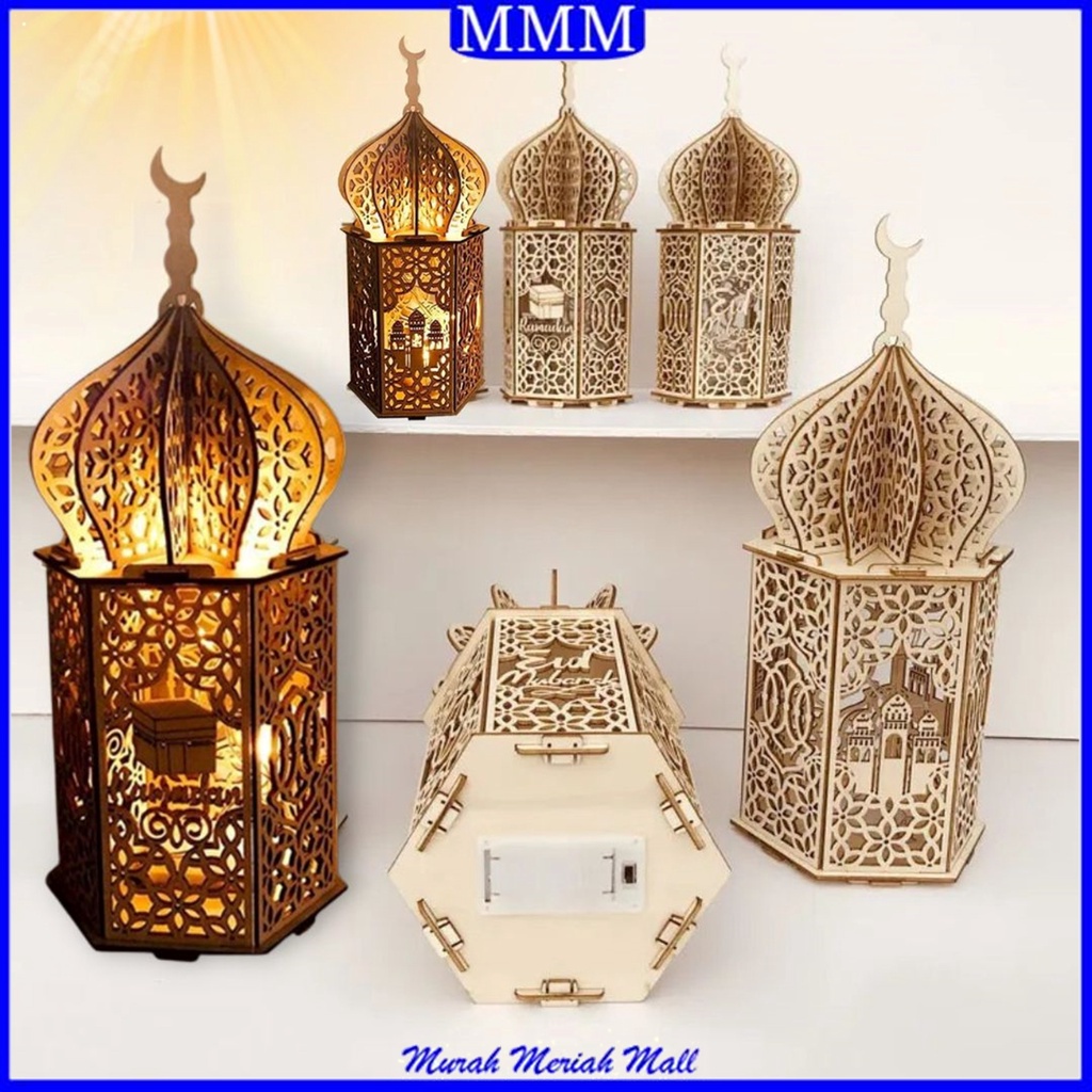 Jual MMM Lampu Lentera LED Bentuk Masjid Dekorasi Lebaran Hiasan ...
