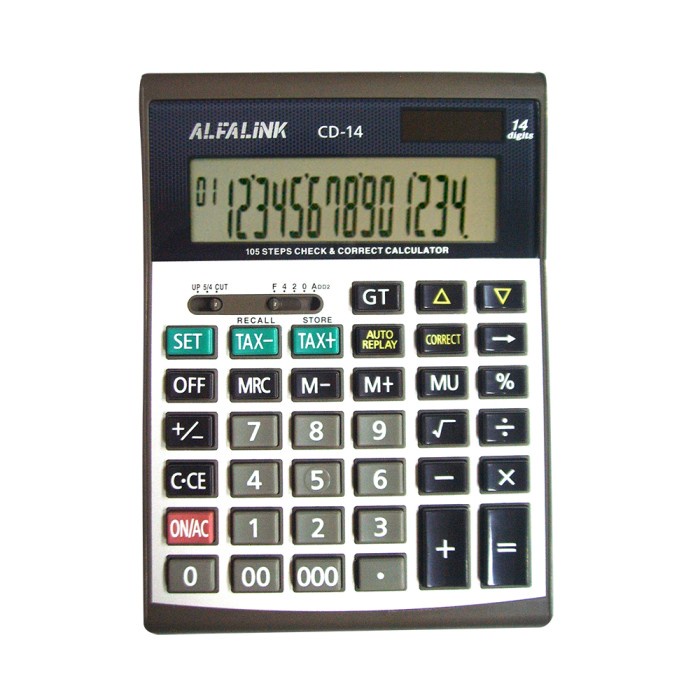 Jual ALFA LINK CALCULATOR CD-14 ORIGINAL TERBARU | Shopee Indonesia