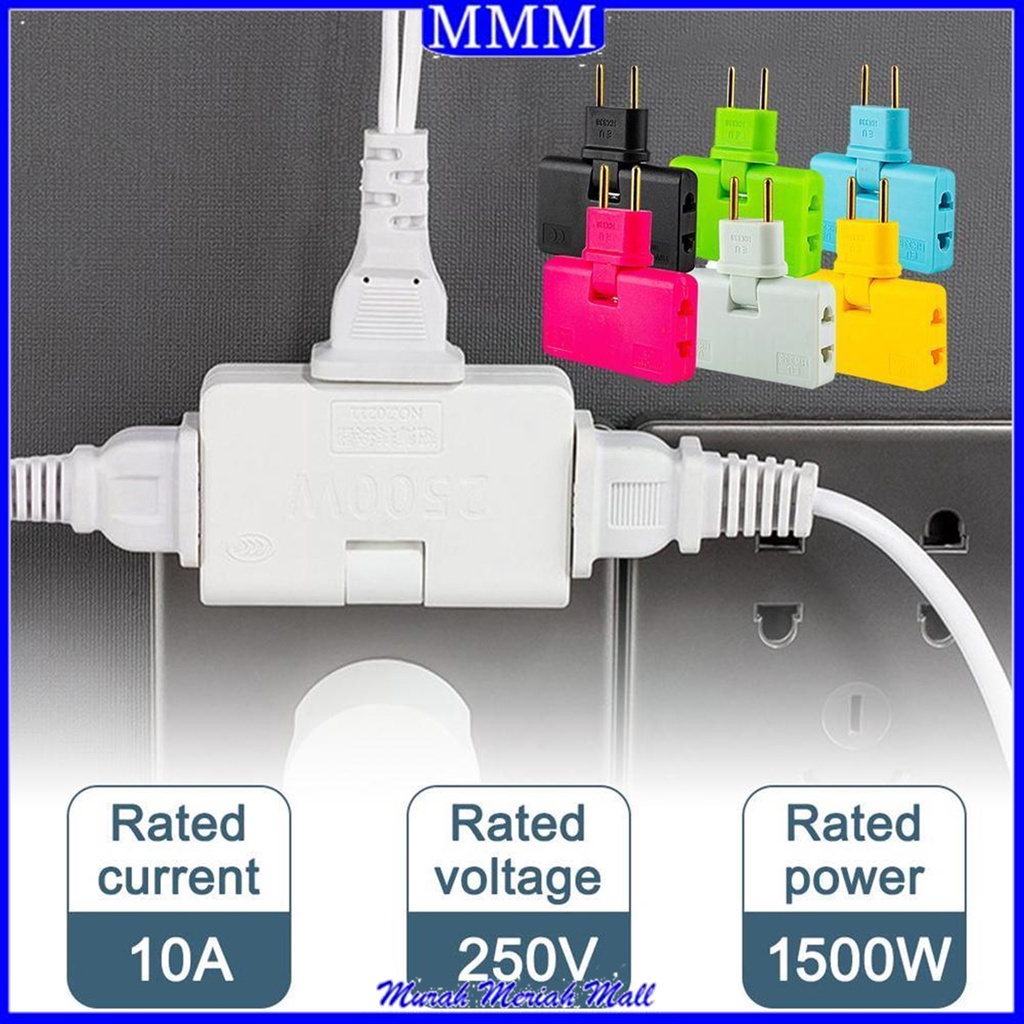 Jual MMM Lubang Stop Kontak 3in1 Adapter Travel Power Socket Extension ...