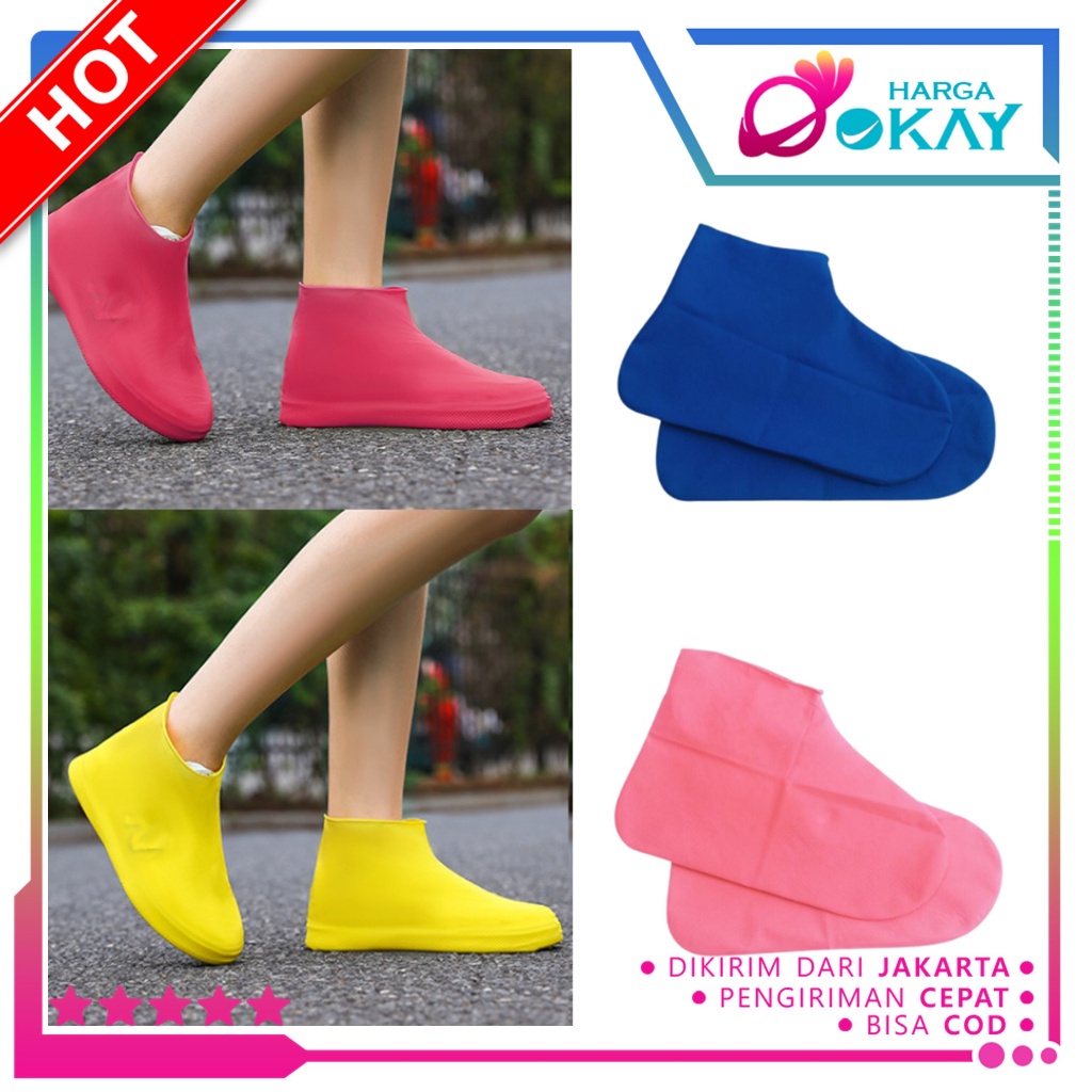 Jual HO Pelindung Sepatu Karet Silikon Silicone Funcover Shoes Boots ...
