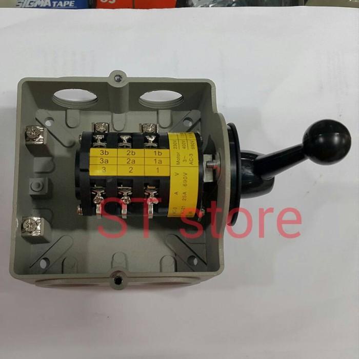 Jual COS / CHANGE OVER SWITCH / OHM SAKLAR KLAR STERN 3P 25A | Shopee ...