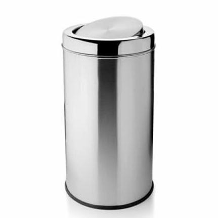 Jual Dustbin Swing Stainless Besar / Tempat Sampah Stainless 40X80 Cm ...
